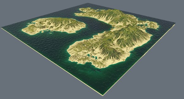 3D terrain ready model - TurboSquid 1201183