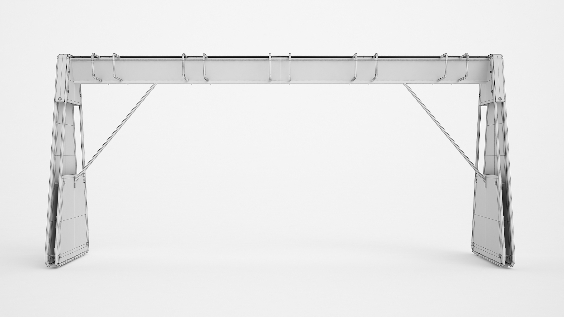 Scooter Parking Rack 04 3D - TurboSquid 2012116