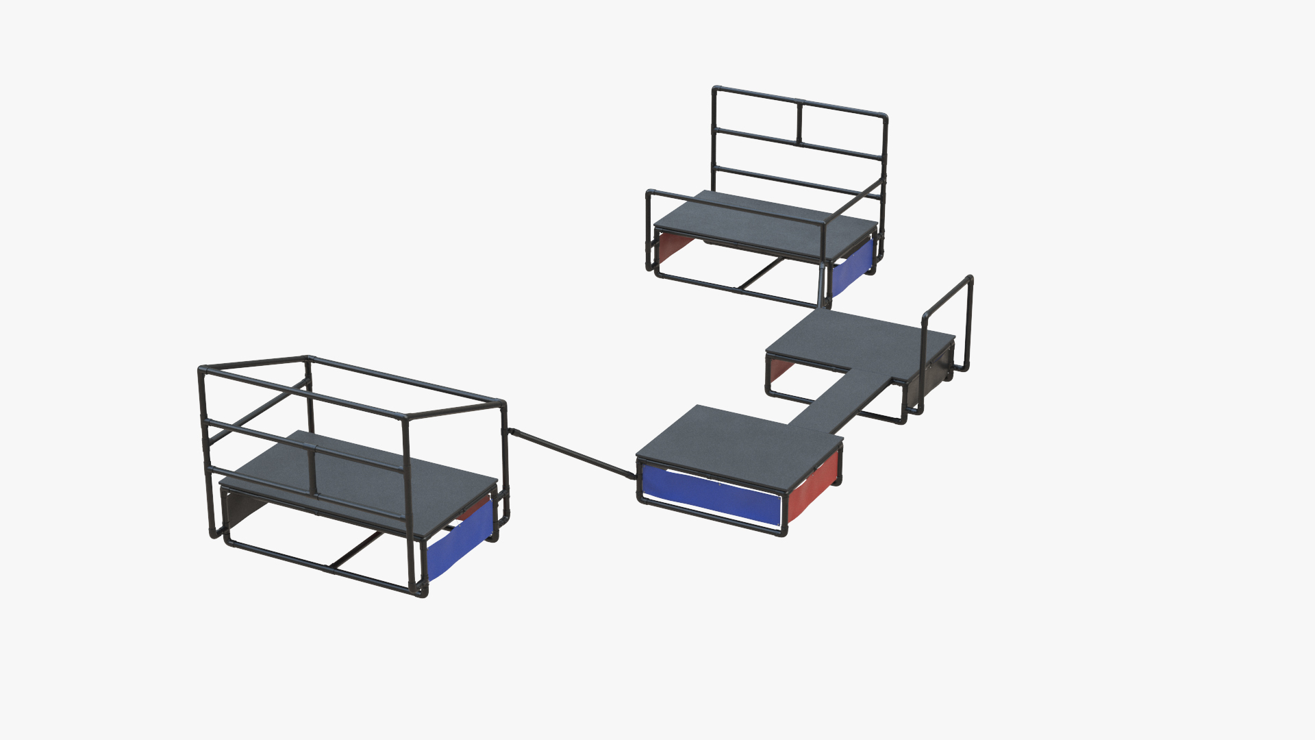 3D Compact Parkour Obstacle Course - TurboSquid 2371625