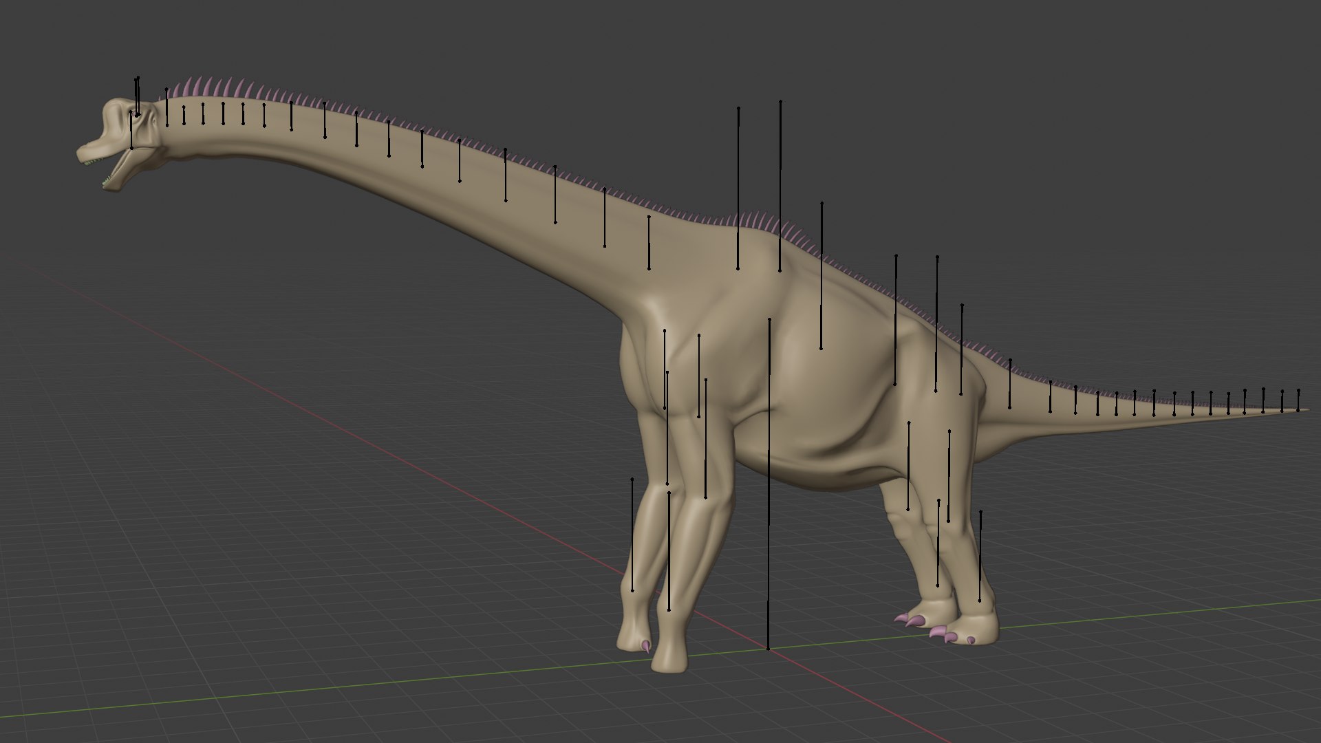 Brachiosaurus Dinosaur 3D Model - TurboSquid 2409102