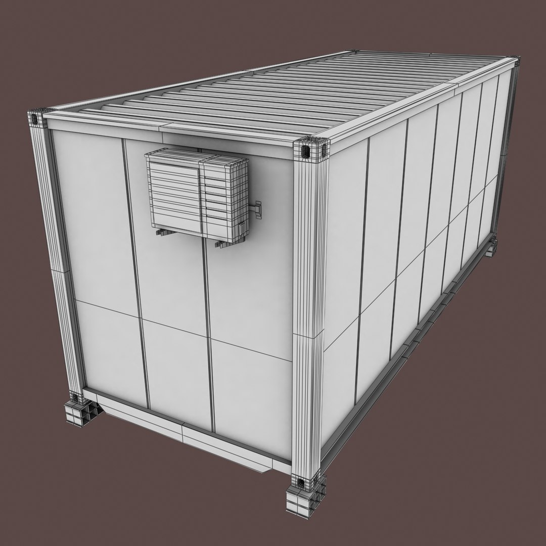 3dsmax 20ft Office Container