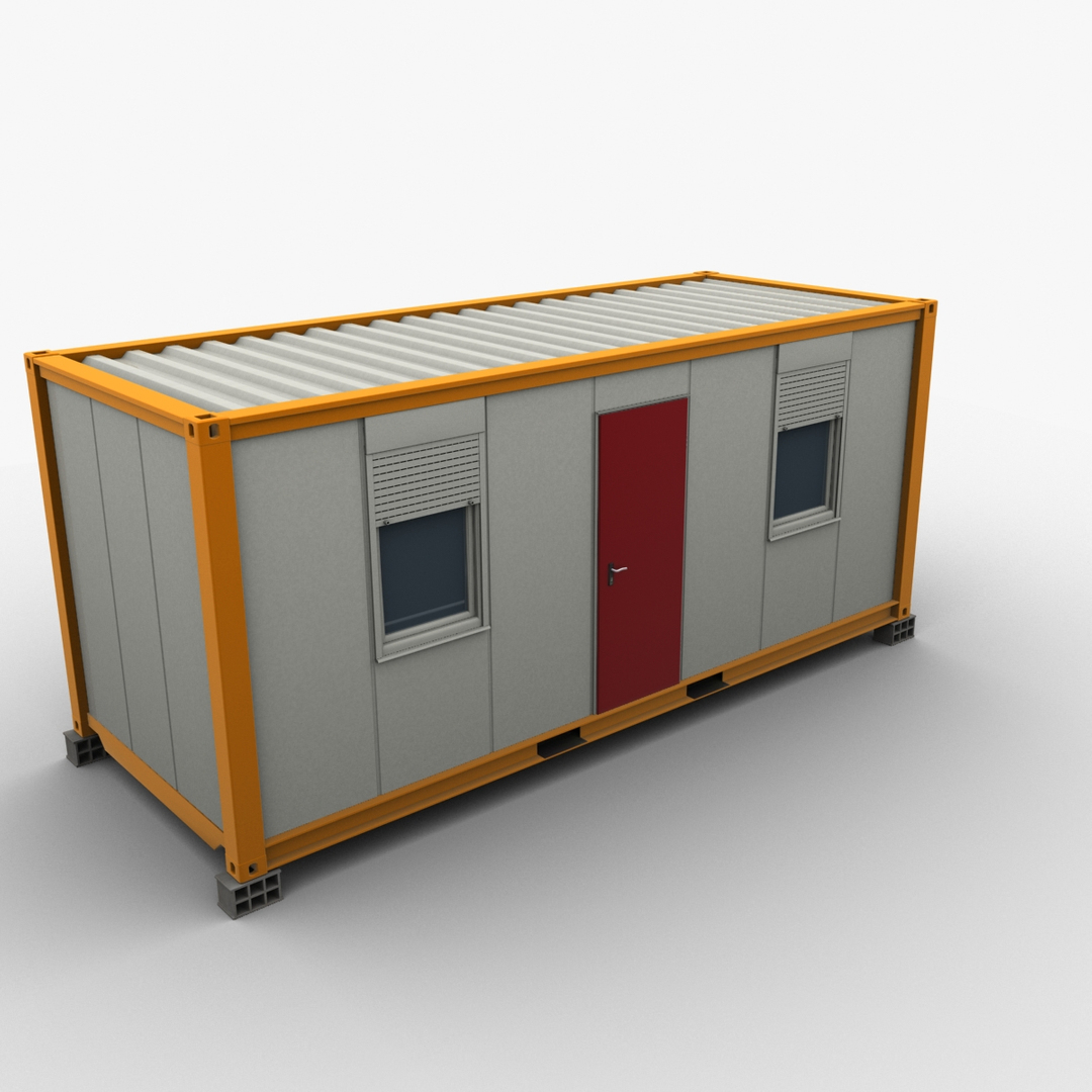 3dsmax 20ft Office Container