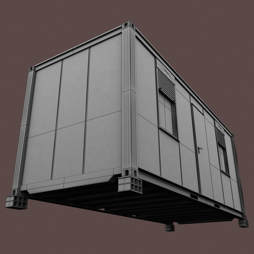 3dsmax 20ft Office Container