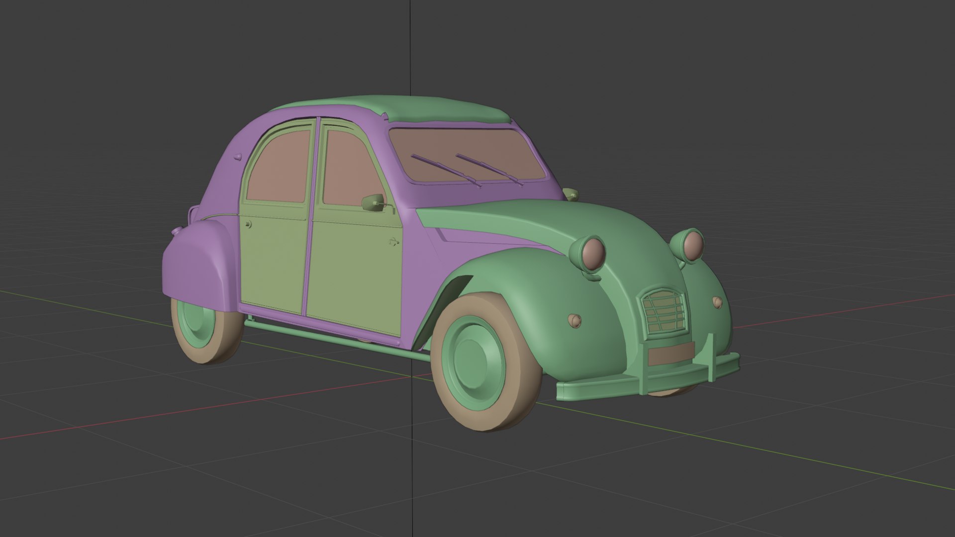 3D Model Citroen 2CV - TurboSquid 2223038