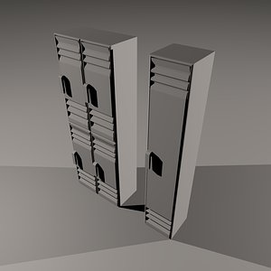 Free 3D Locker Models - Available For Download On TurboSquid
