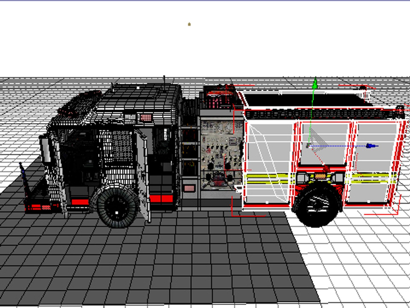 3d C4d New York Fdny Engine