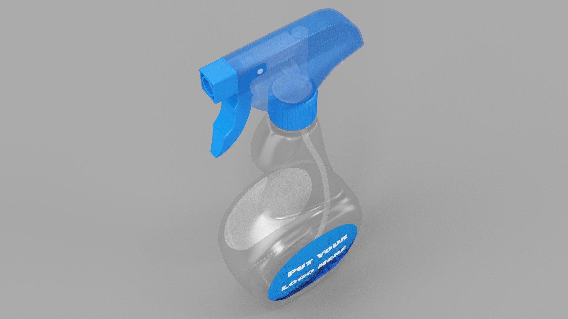 Spray bottle model - TurboSquid 1632825