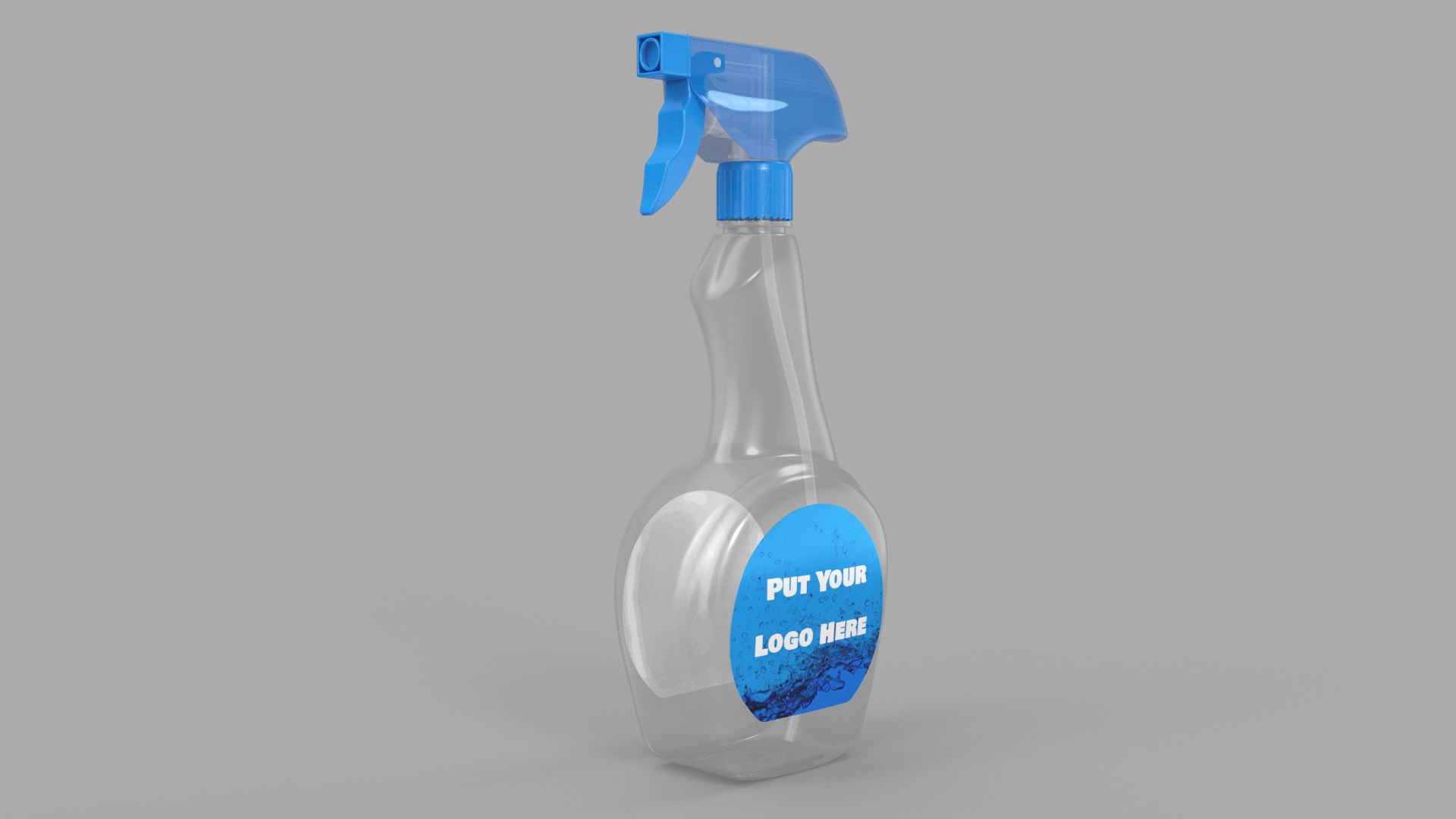 Spray bottle model - TurboSquid 1632825