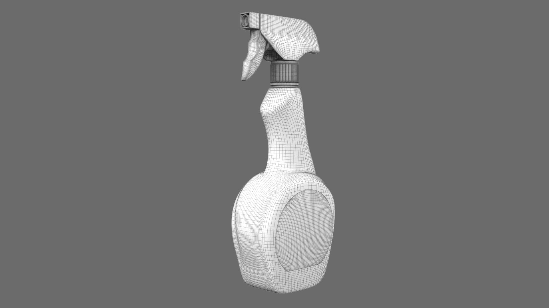 Spray bottle model - TurboSquid 1632825