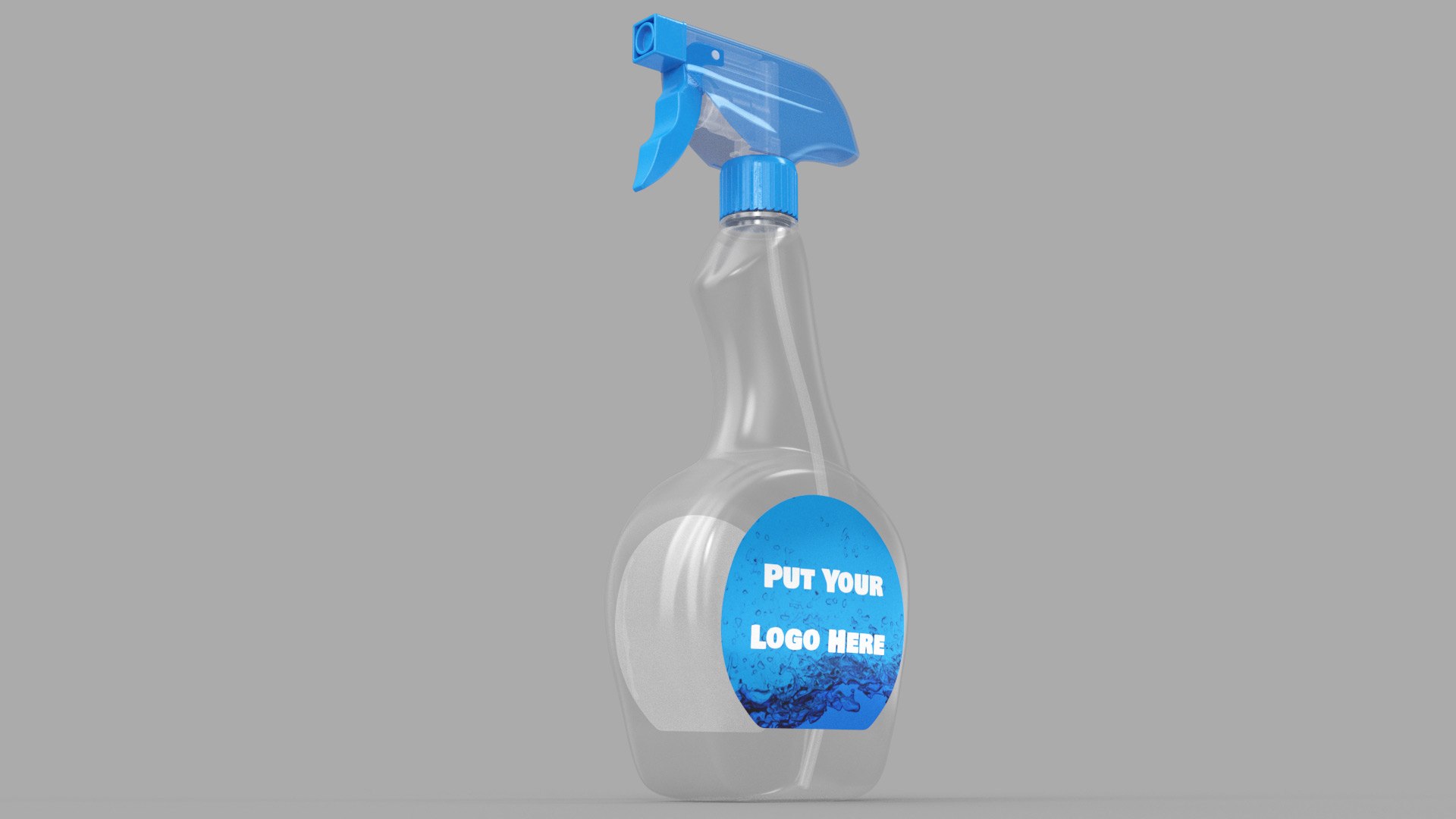 Spray bottle model - TurboSquid 1632825