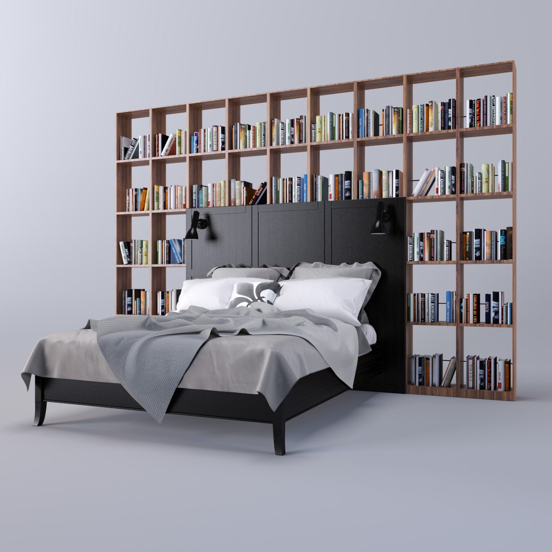 library beds 3d model