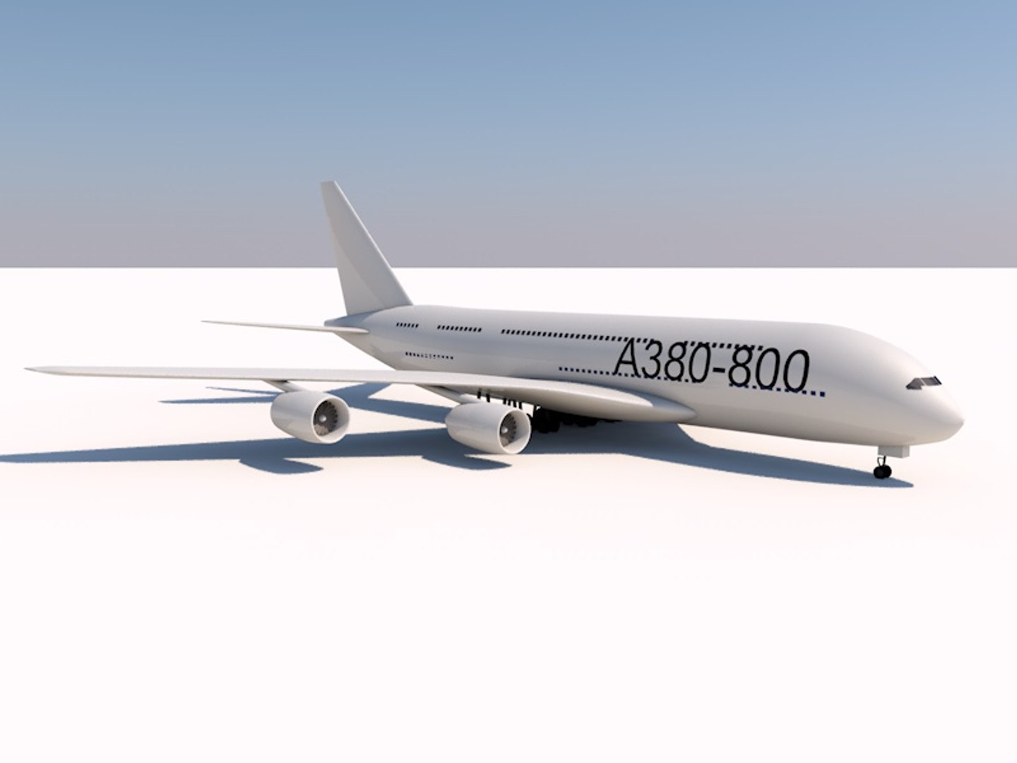3d Airbus A380