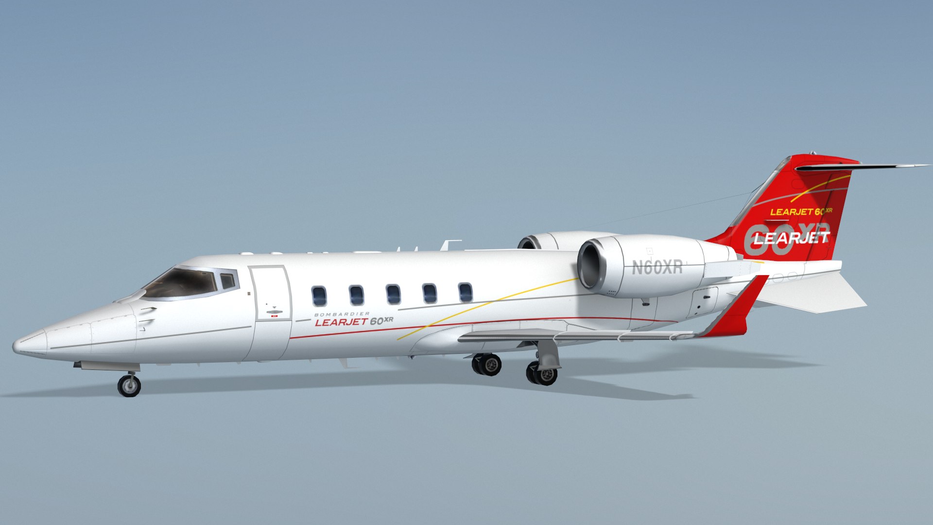 Bombardier Learjet 60XR 3D Model - TurboSquid 2219170