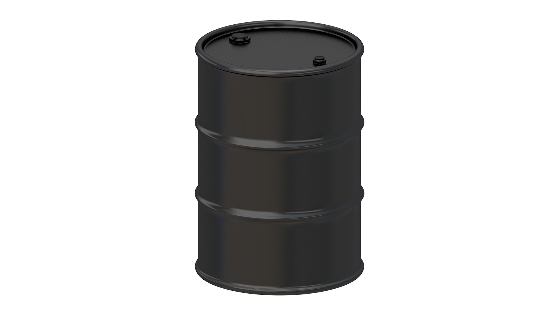 3D Model Oil Barrel Black - TurboSquid 2187985