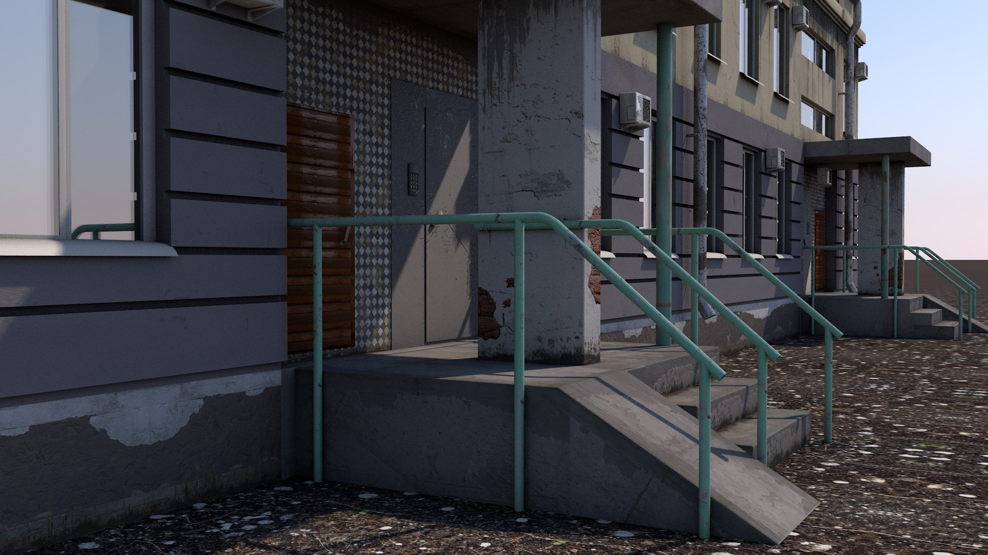 Loft Building 3d Model