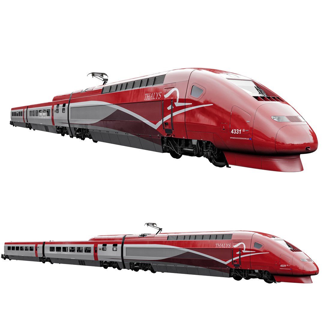 3D TGV PBKA THALYS - TurboSquid 2348658