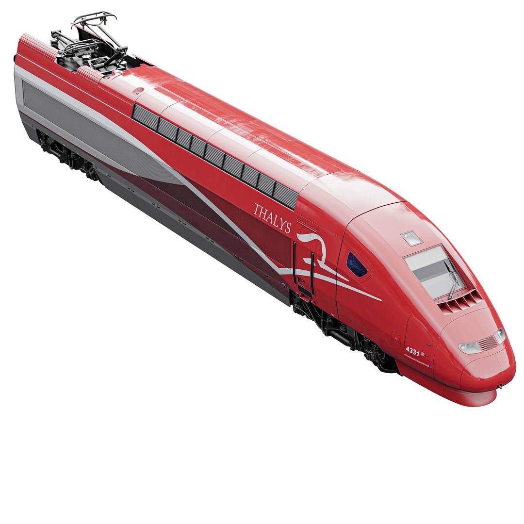 3D TGV PBKA THALYS - TurboSquid 2348658