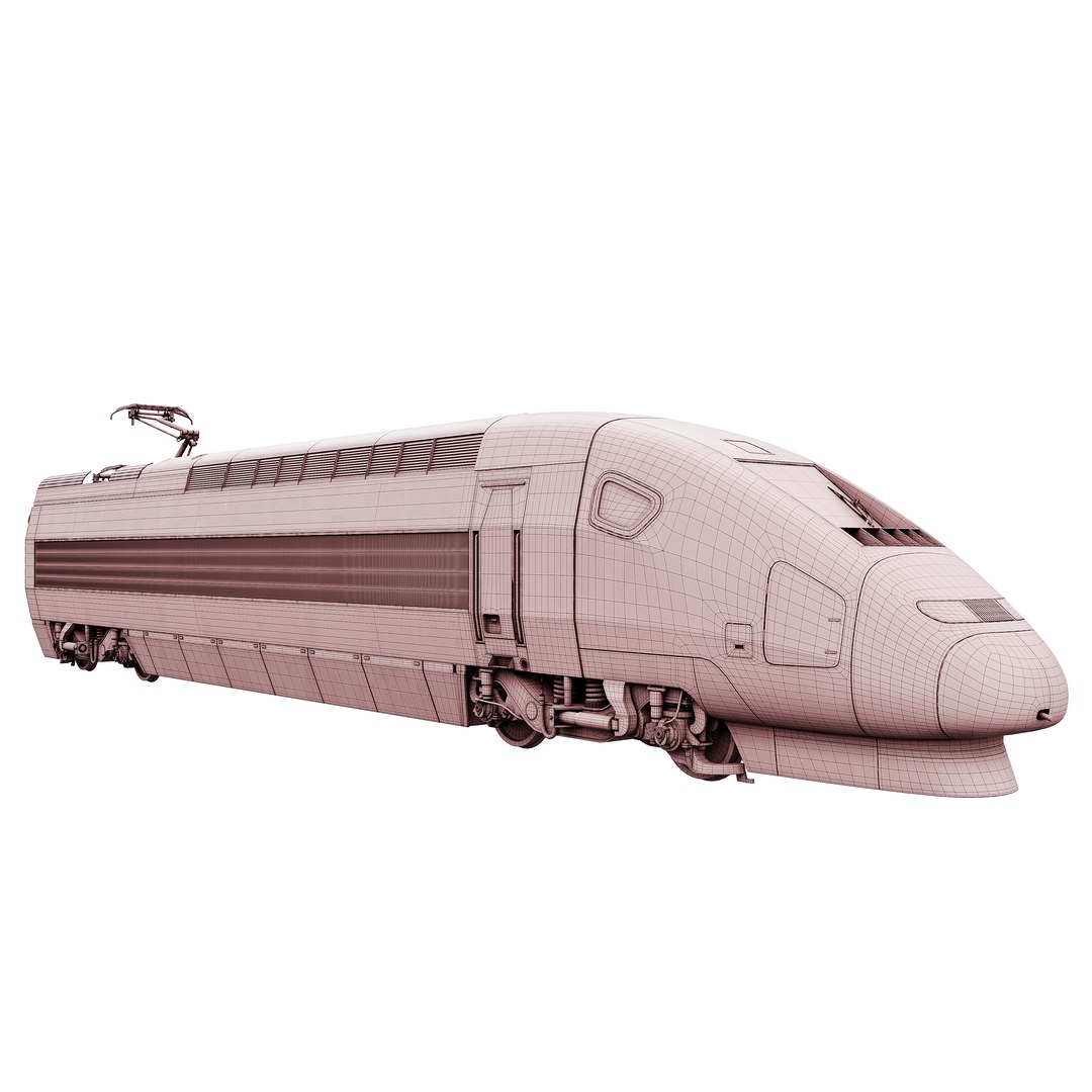 3D TGV PBKA THALYS - TurboSquid 2348658