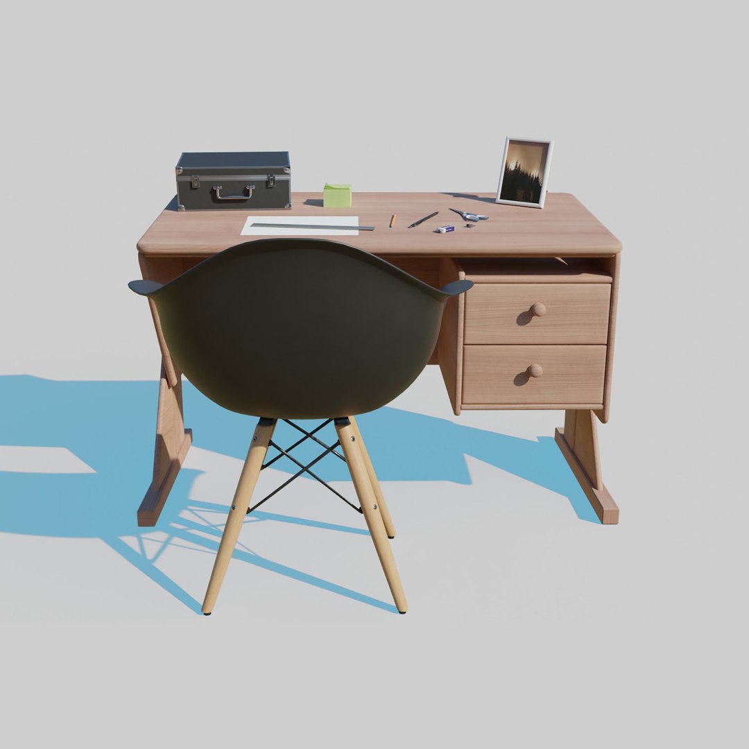 3D Drawing Workplace - TurboSquid 1961029