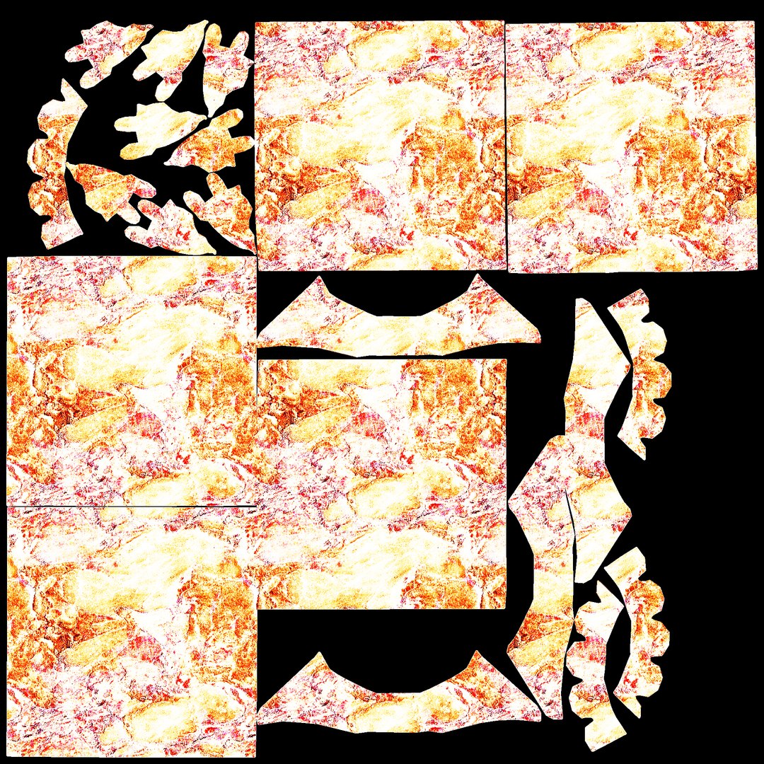 3d Cube Artifact Model