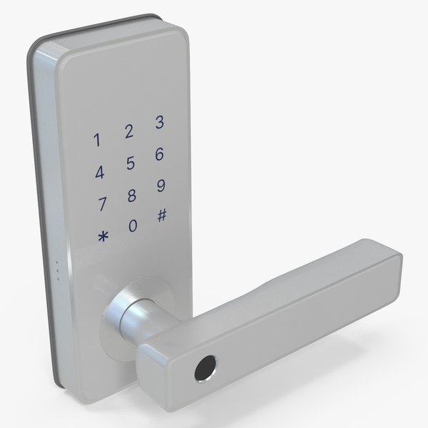 Fingerprint Smart Door Lock 3D - TurboSquid 1922172