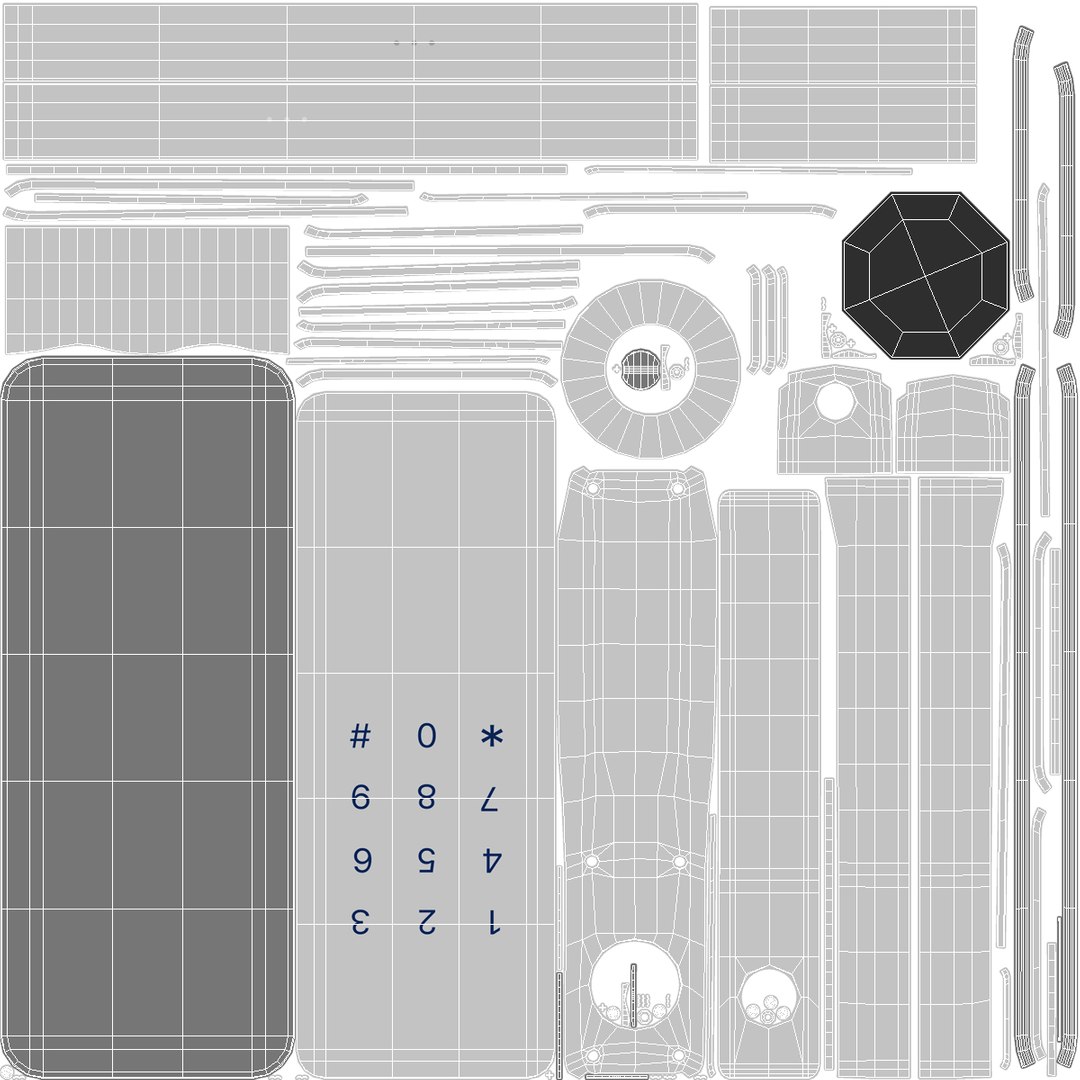 Fingerprint Smart Door Lock 3D - TurboSquid 1922172