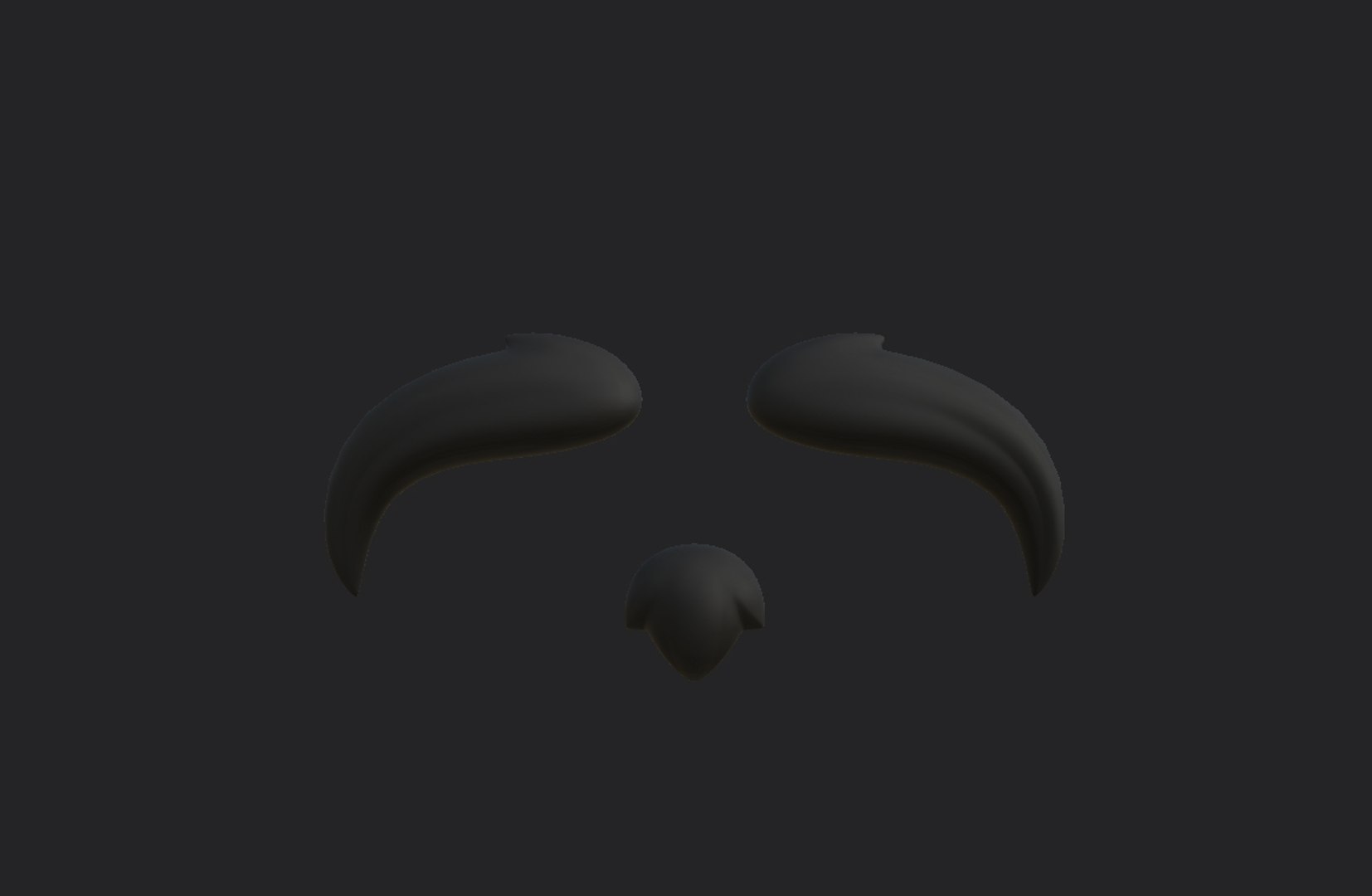 Mustache Hair 3D Model - TurboSquid 1538213