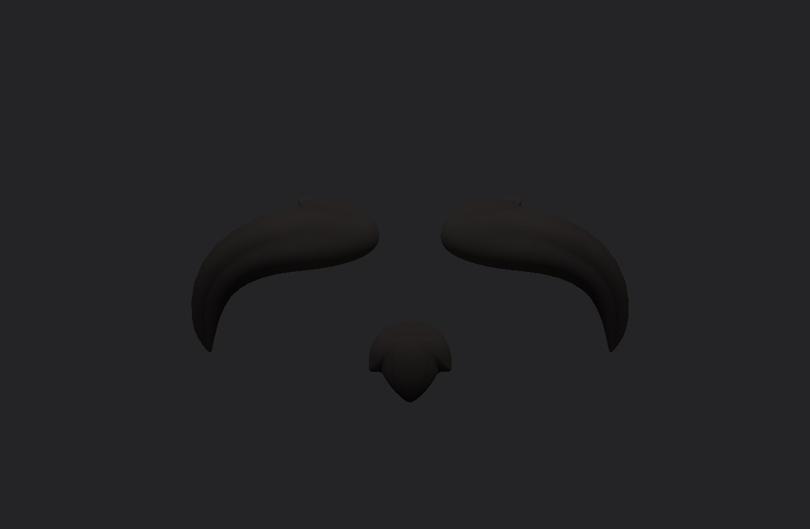 Mustache Hair 3D Model - TurboSquid 1538213