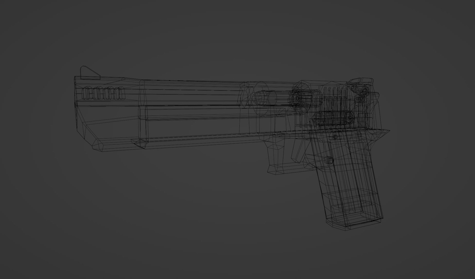 3D Low Detail Desert Eagle Deagle - TurboSquid 2166946