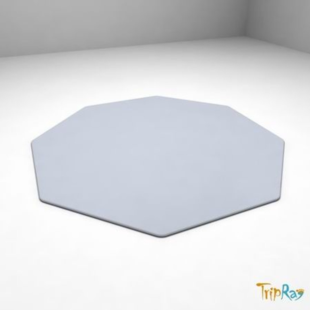 3d Octagon Carpet Model