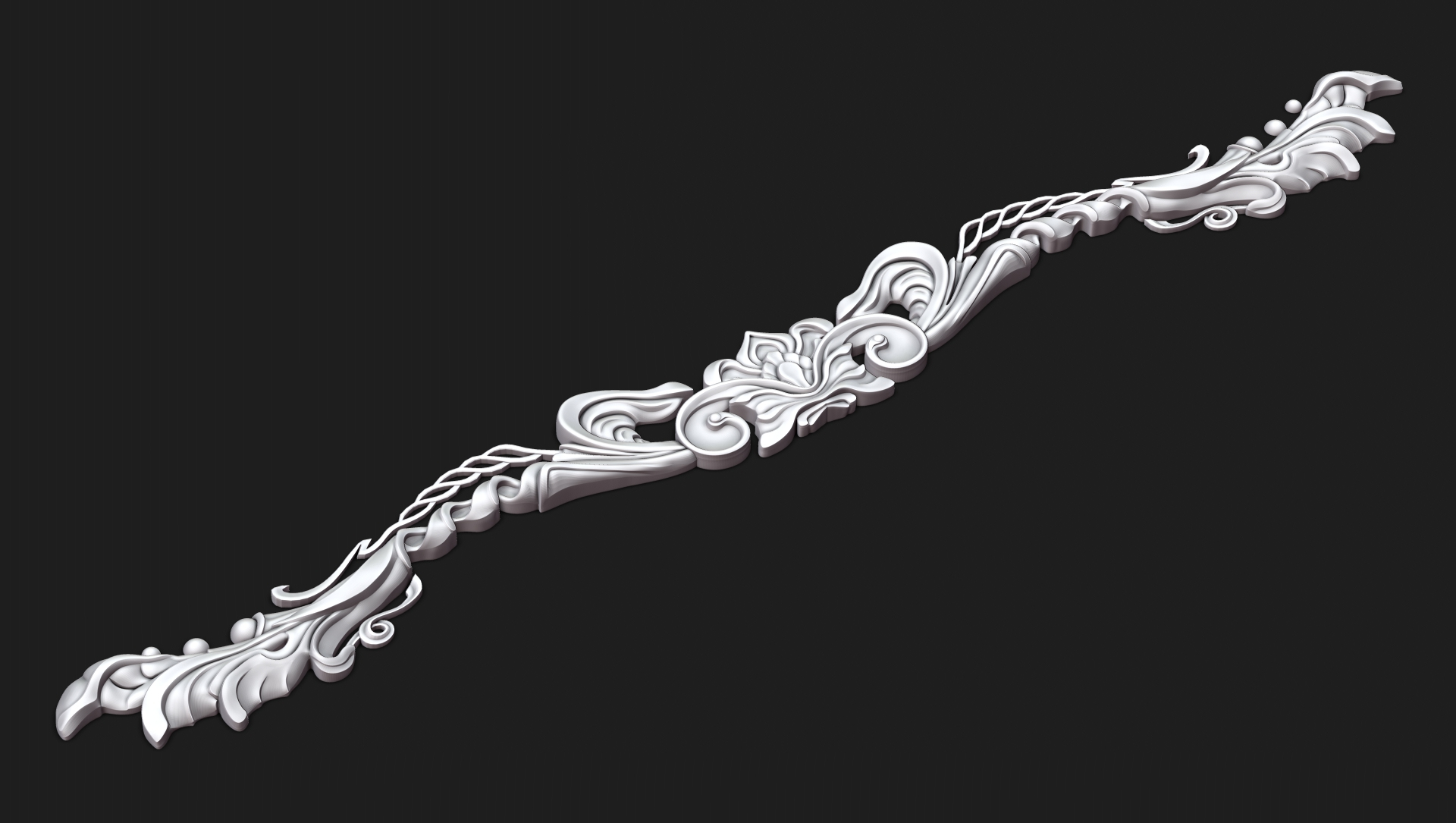 3D underline wall - TurboSquid 1697219