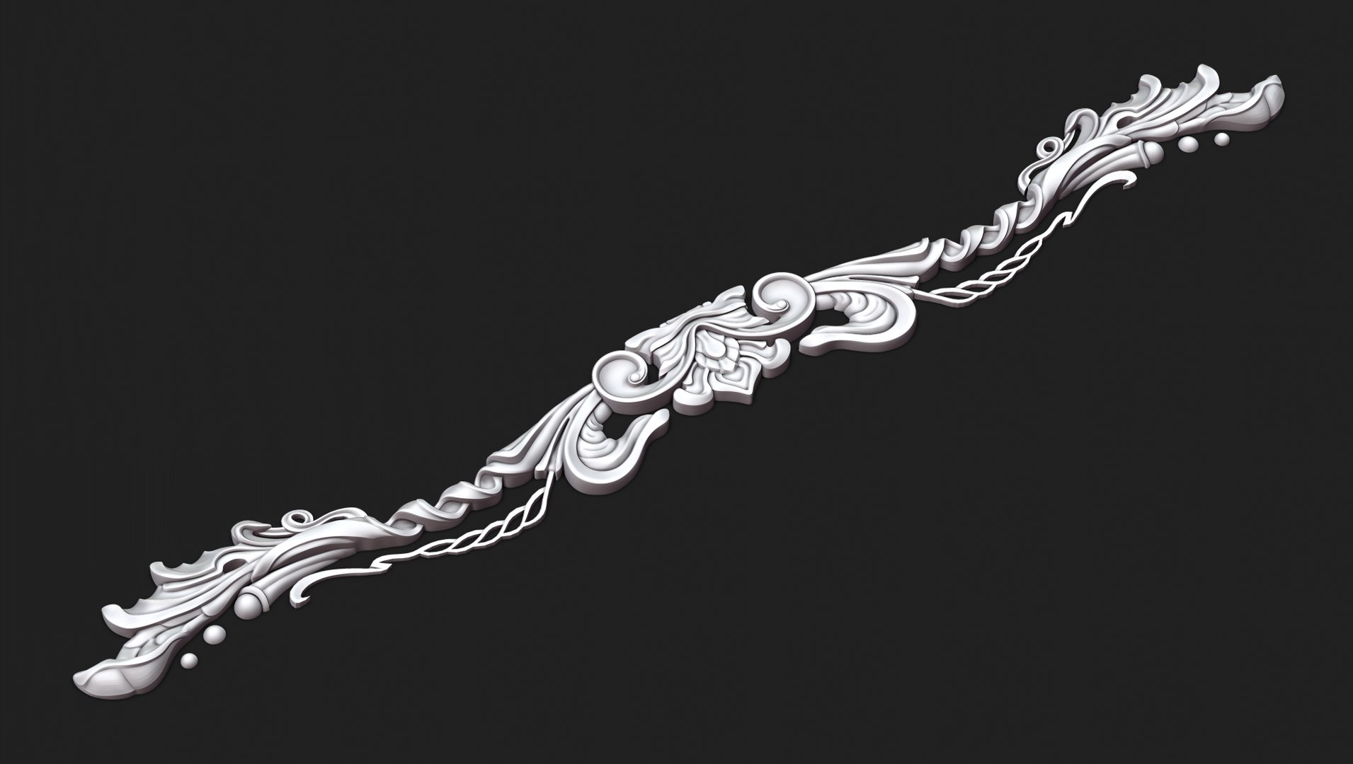 3D Underline Wall - TurboSquid 1697219