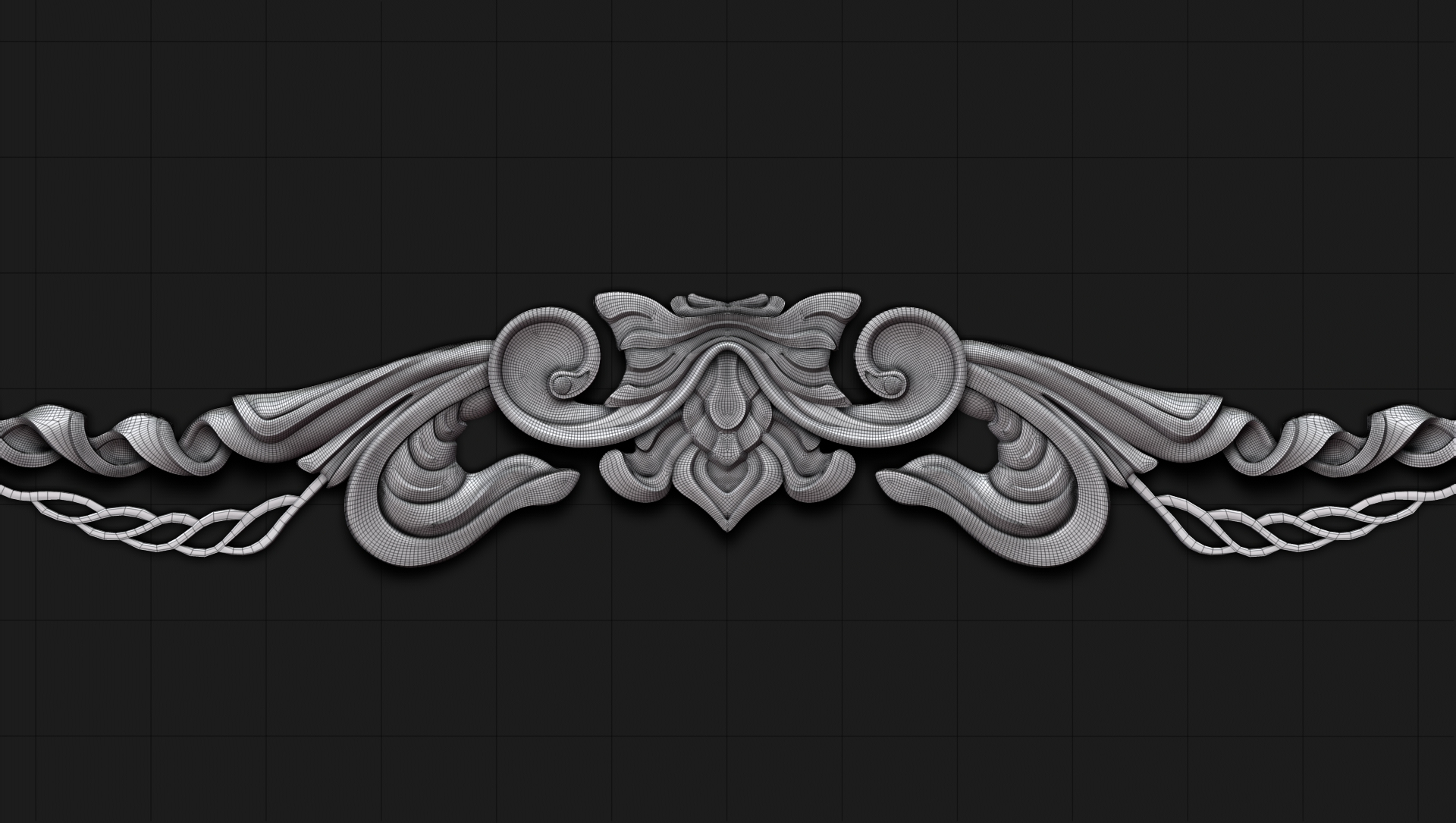 3D underline wall - TurboSquid 1697219