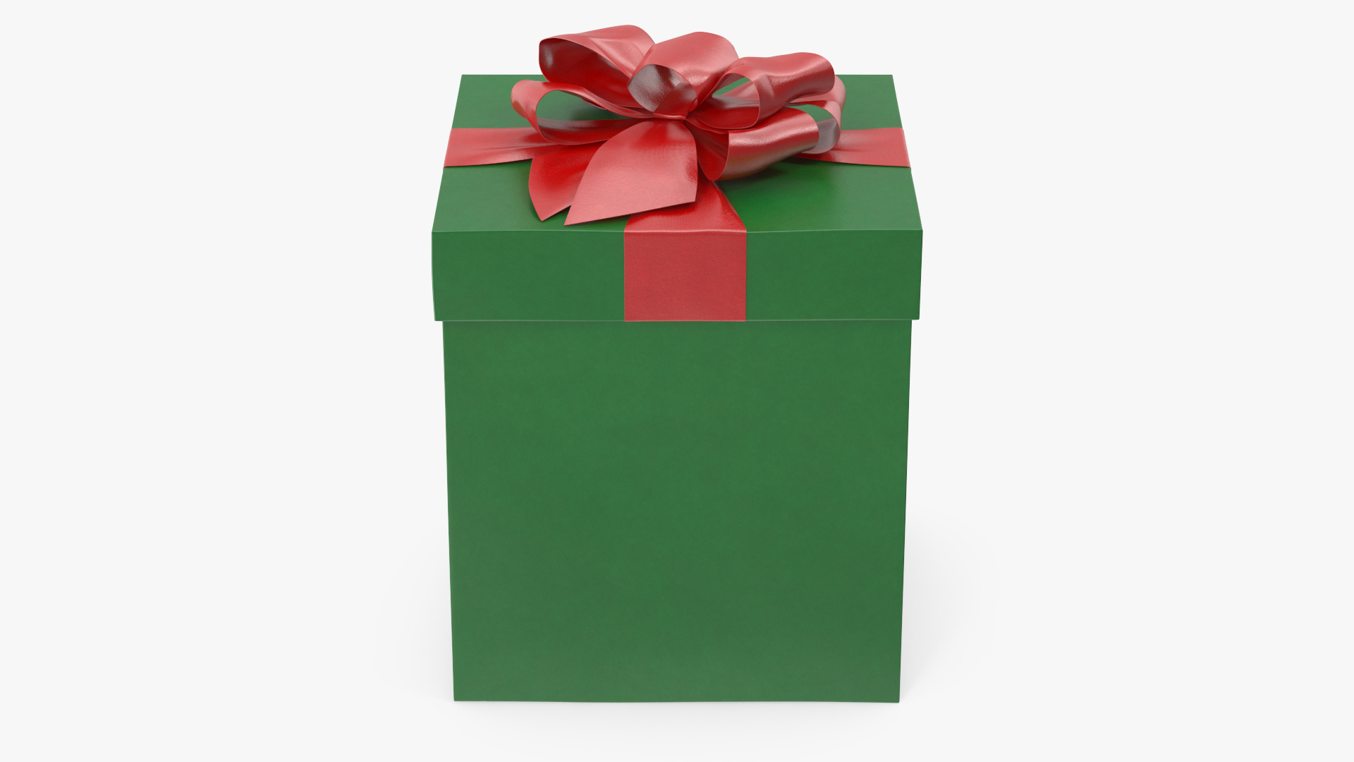 Gift Box 3 V2 Green 3D Model - TurboSquid 2197772