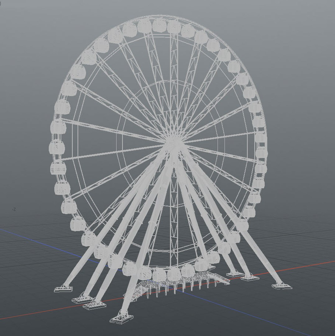 Ferris Wheel Model - TurboSquid 1468469