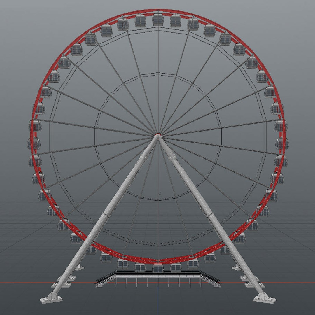 Ferris Wheel Model - TurboSquid 1468469