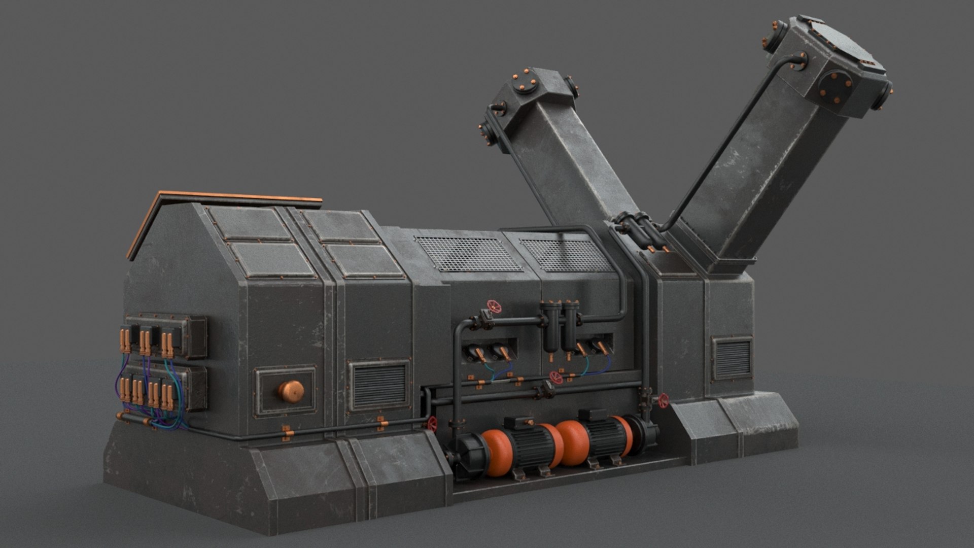 Machinery Device Industrial 3D Model - TurboSquid 1342285