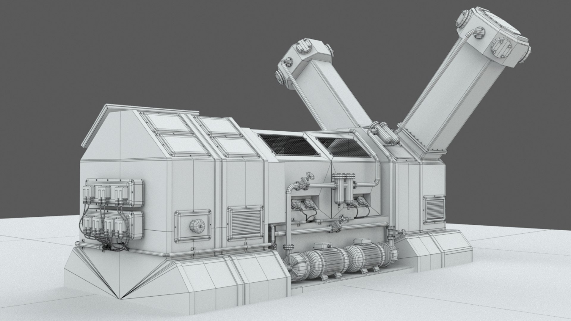 Machinery Device Industrial 3D Model - TurboSquid 1342285