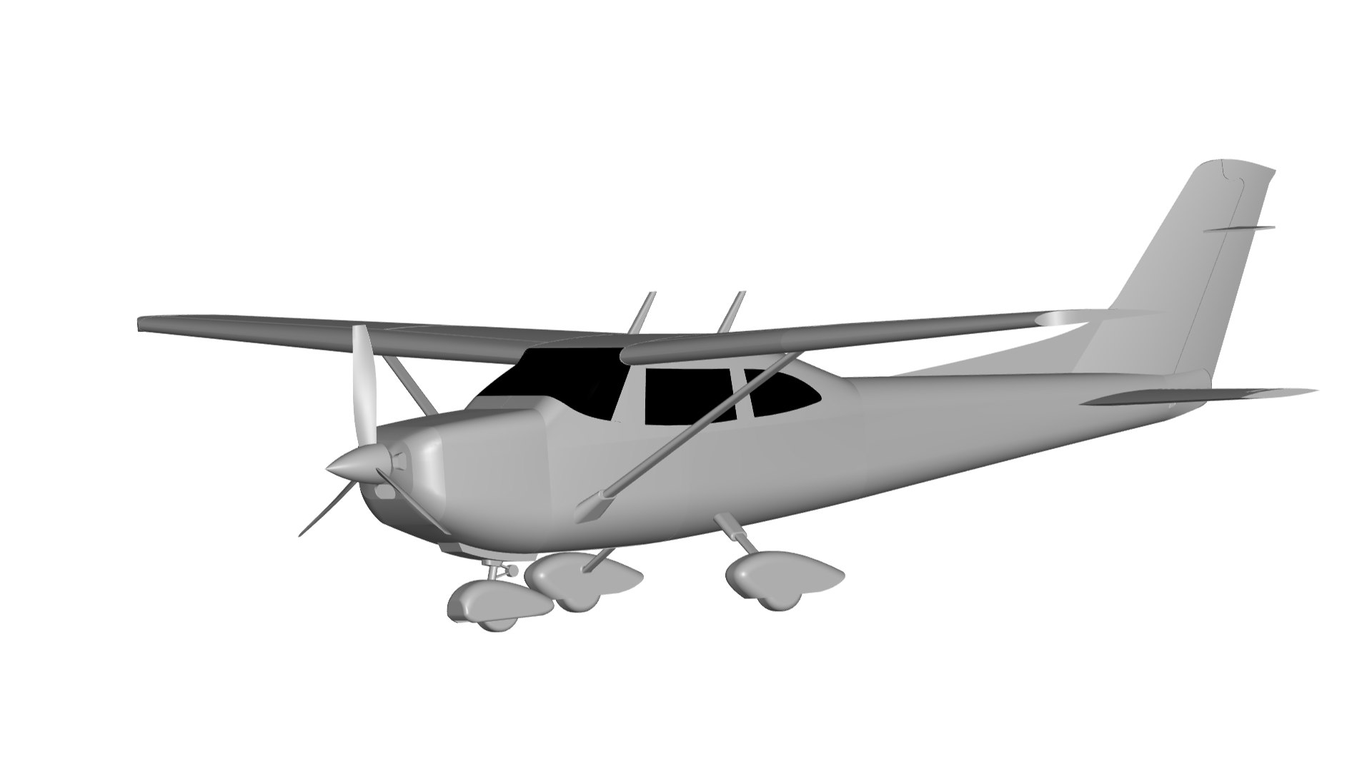 Cessna 182 Skylane 3D Model - TurboSquid 1986600