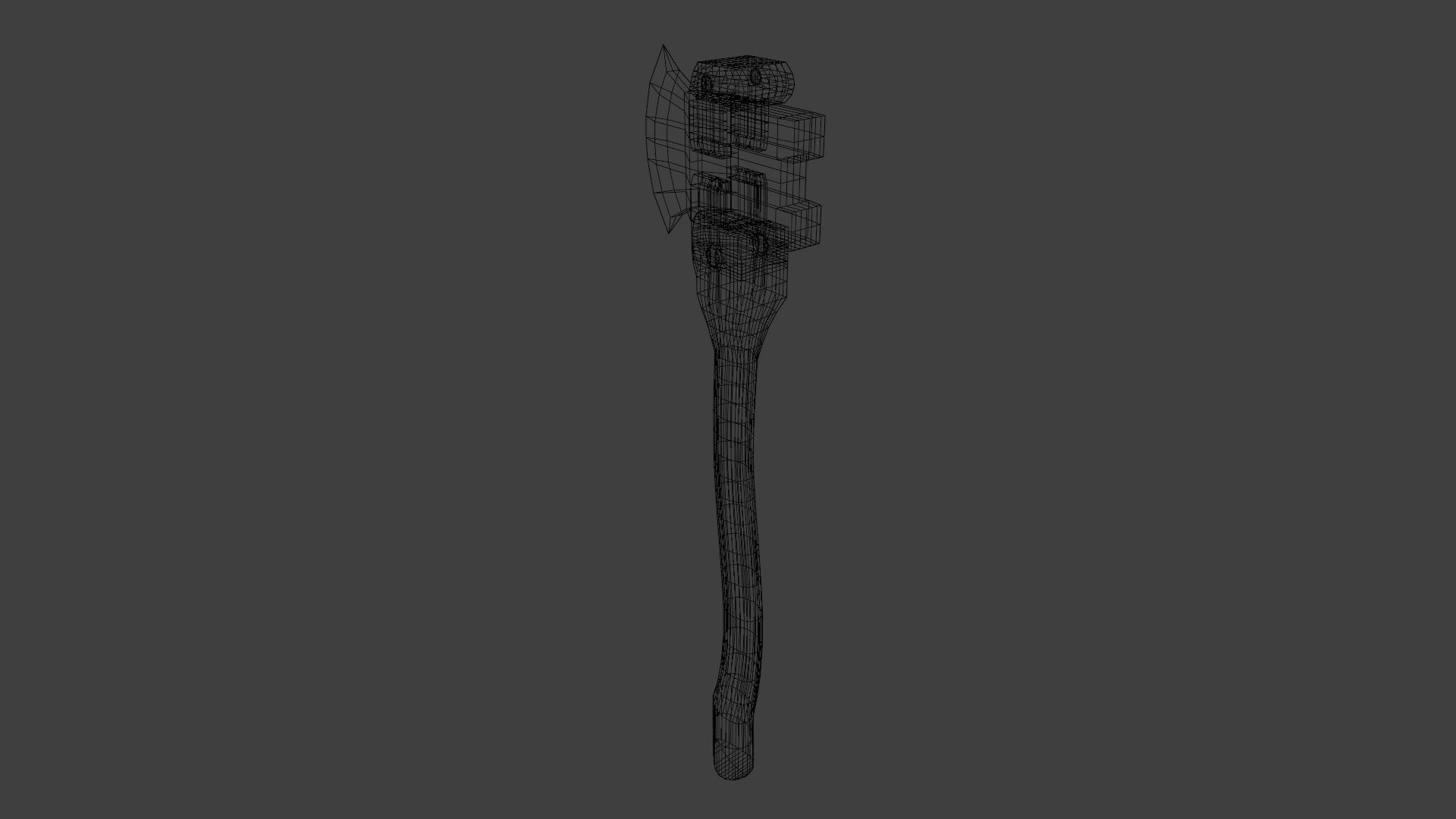 3D Futuristic Heavy Axe - TurboSquid 1928488