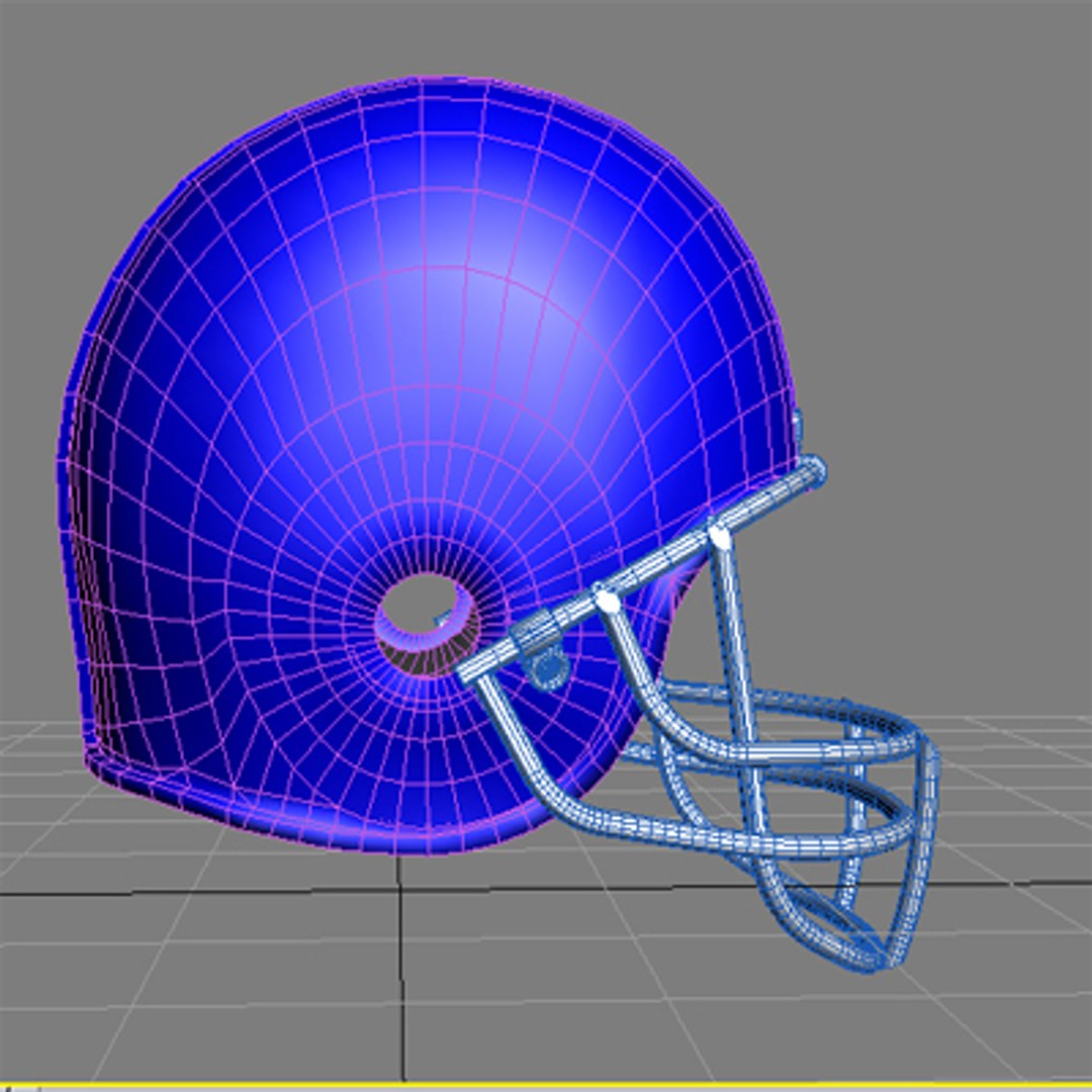 3d model football helmet