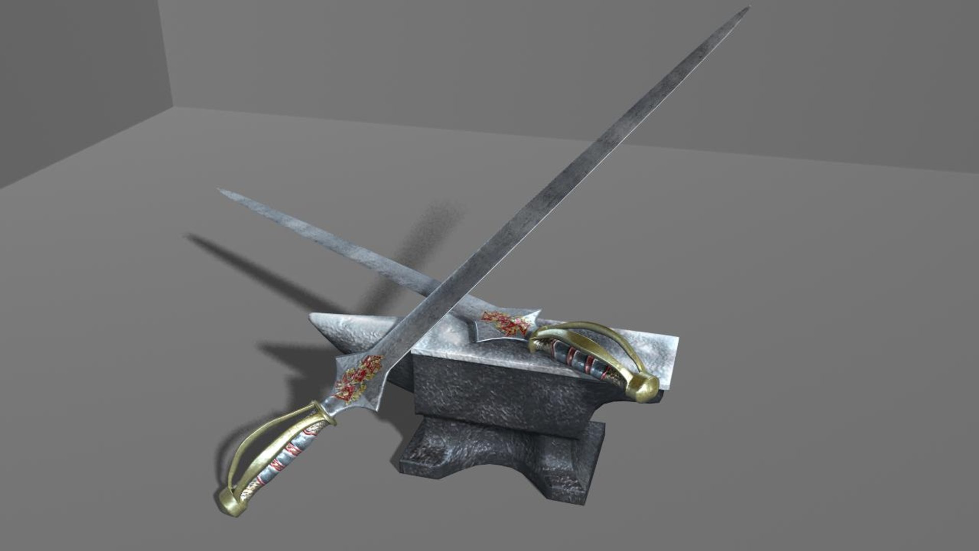 Sword Anvil 3d Ma