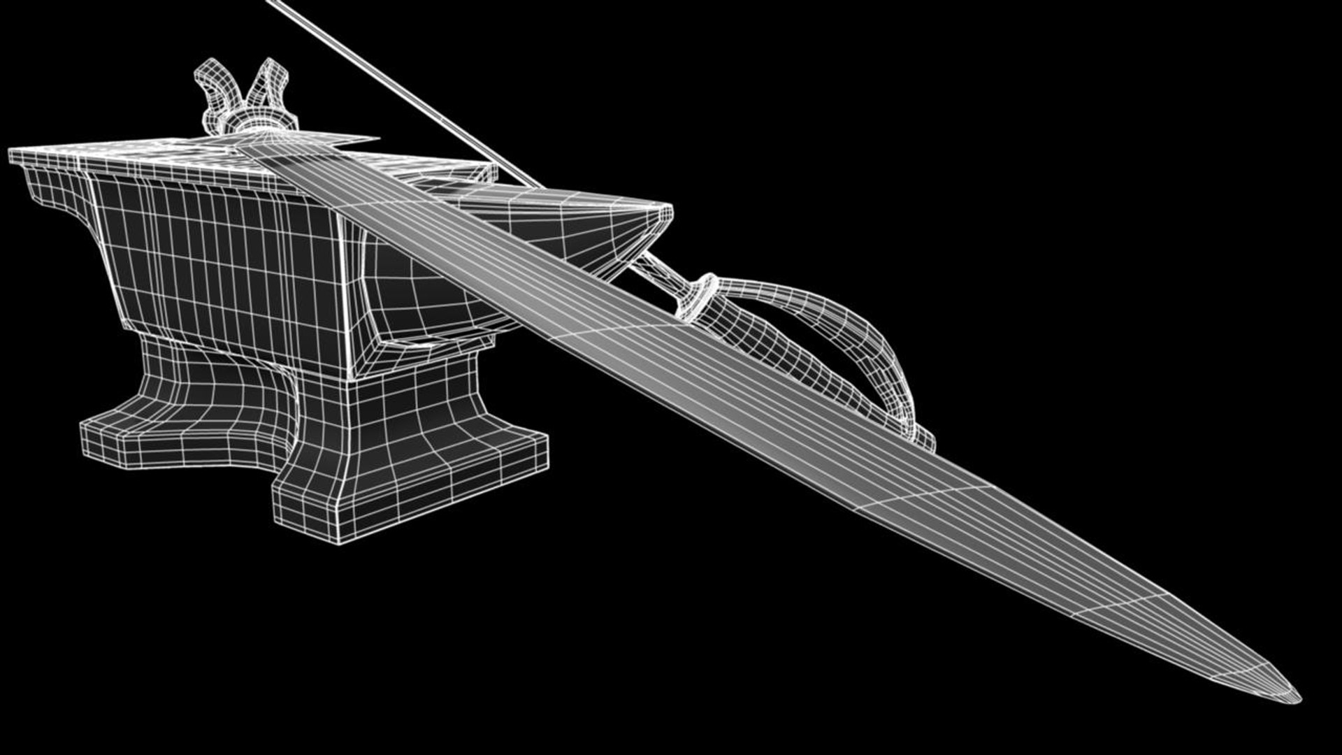 Sword Anvil 3d Ma