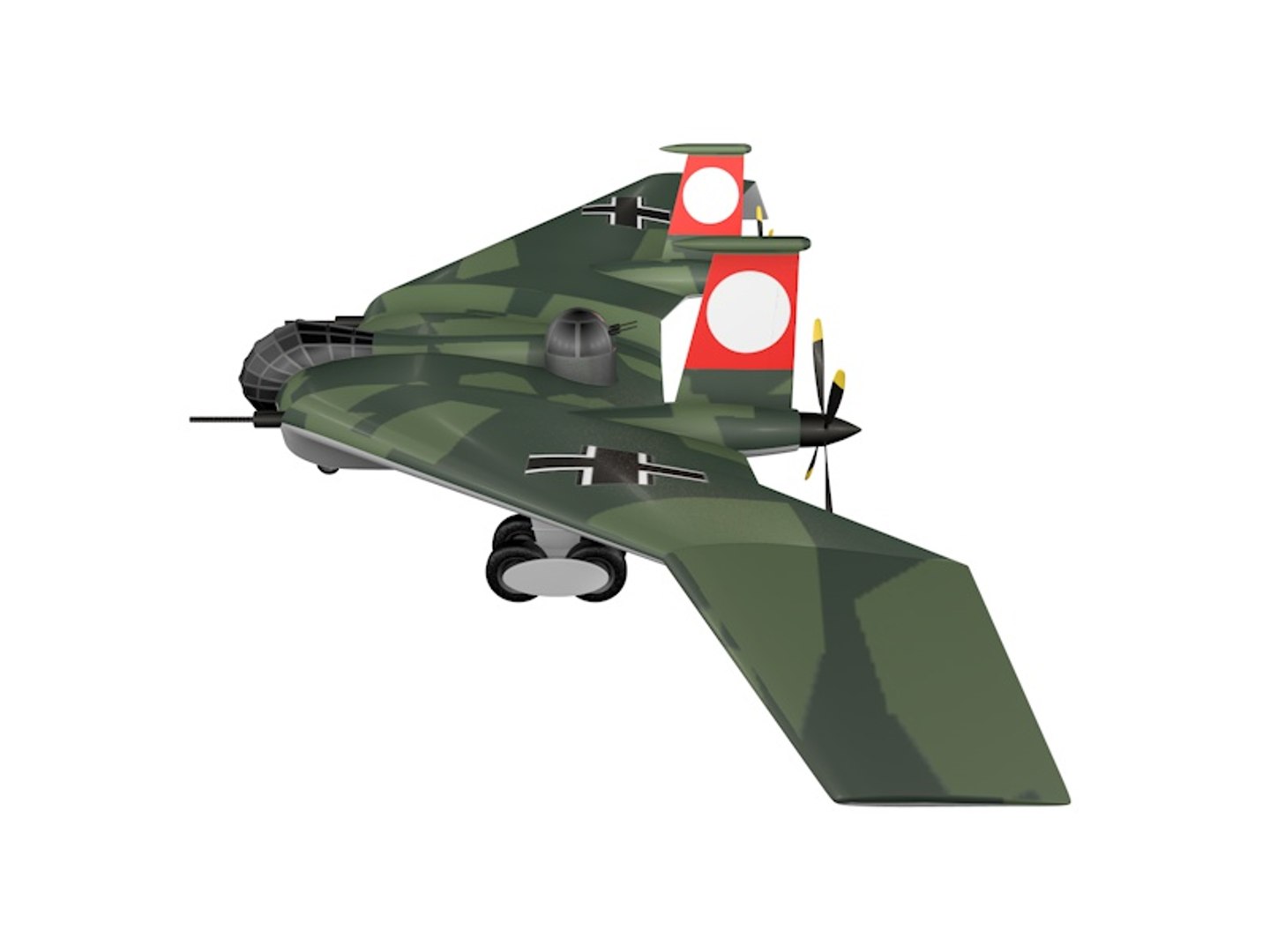 3D Horten Bv 38 - TurboSquid 1329956