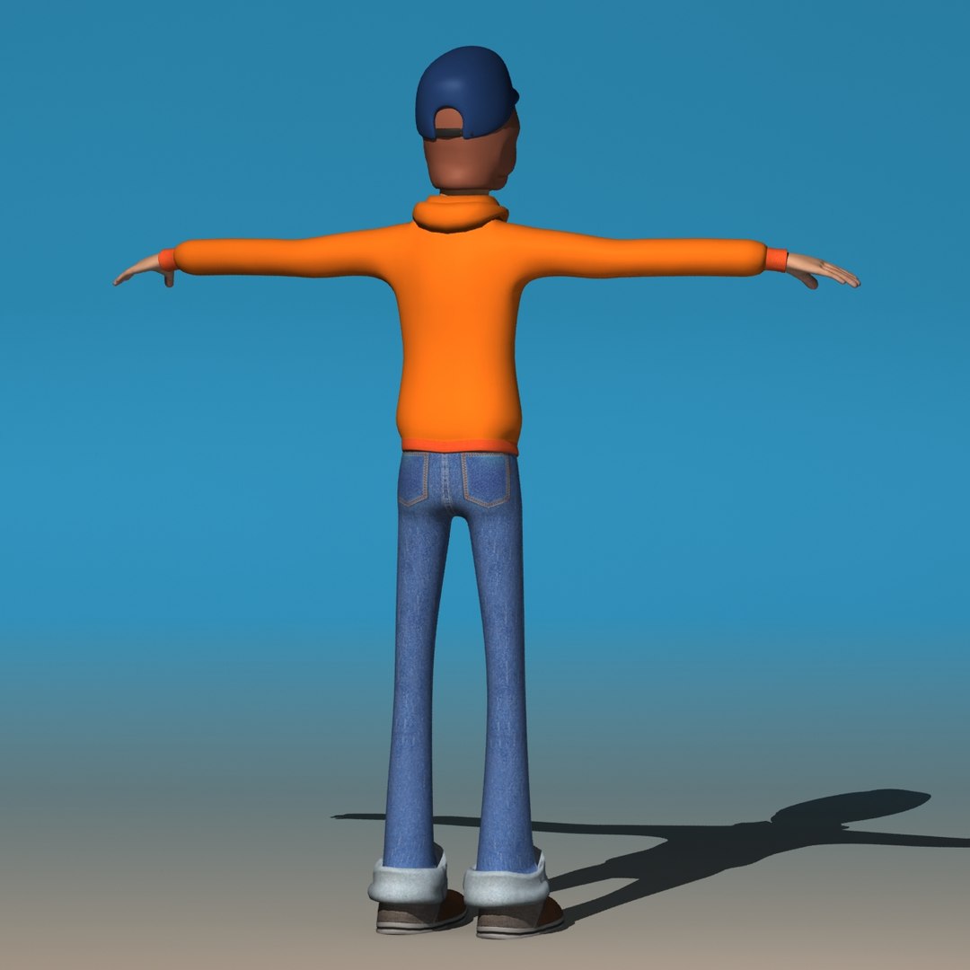 3d Model Male Cartoon