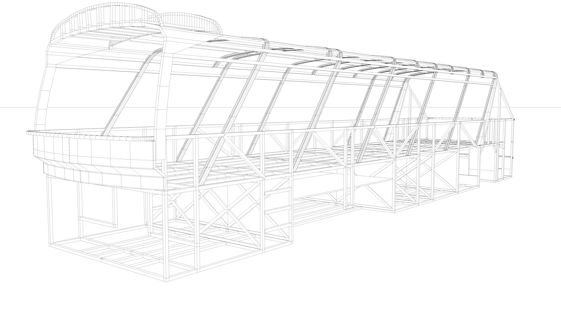 Mercedes Bus Skeleton 3d Max