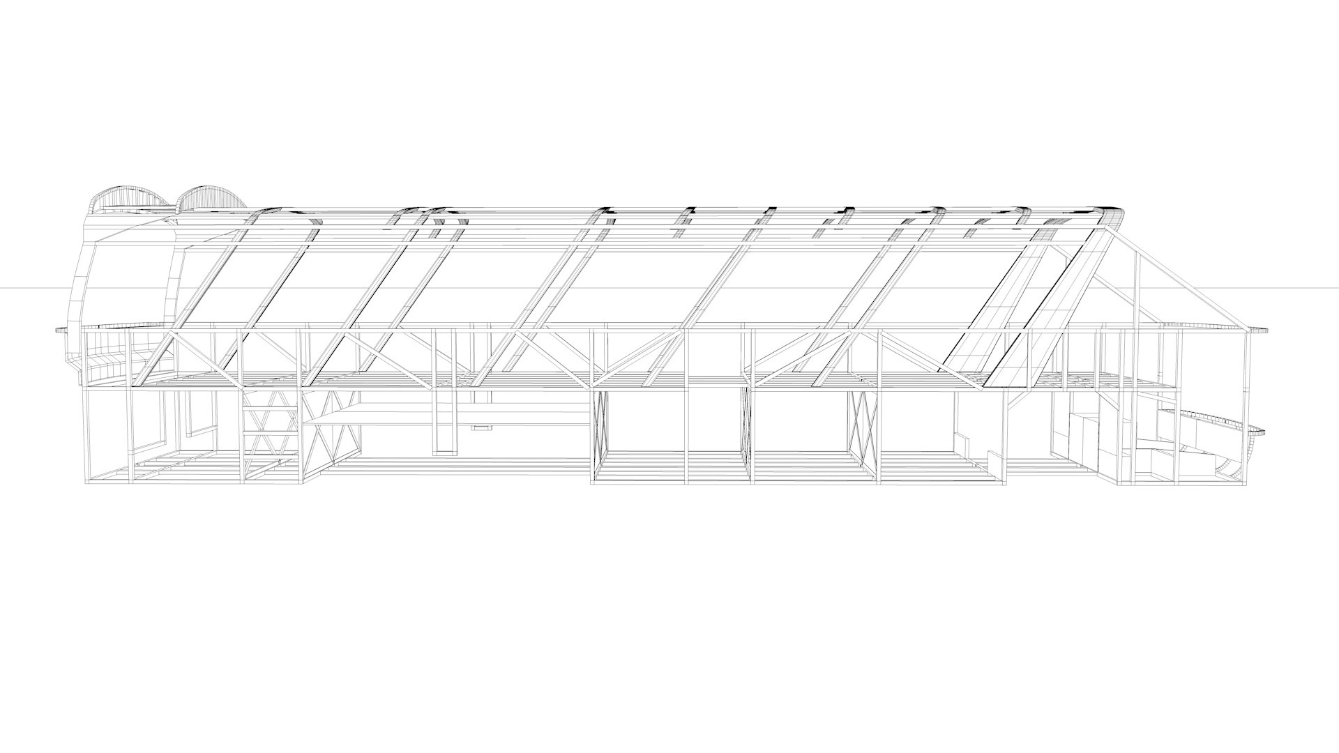 Mercedes Bus Skeleton 3d Max
