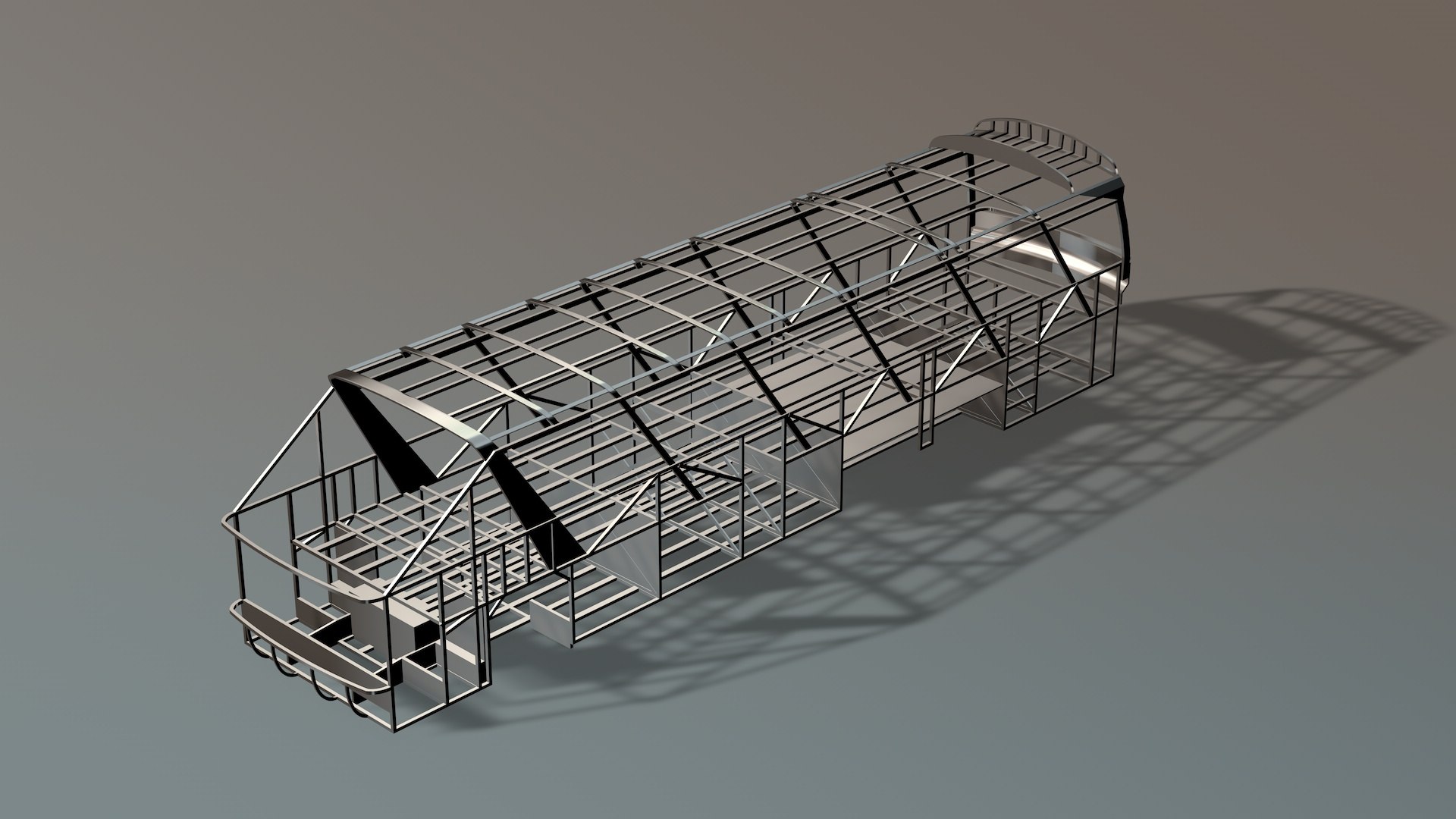 Mercedes Bus Skeleton 3d Max