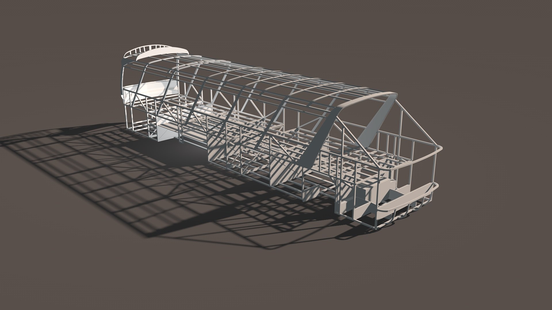 Mercedes Bus Skeleton 3d Max