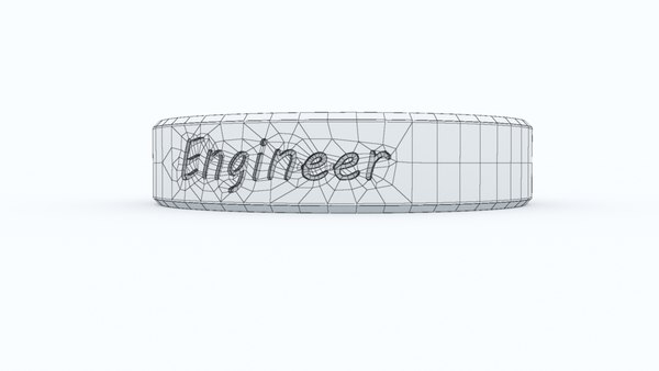 3D Engineer Ring Blue - TurboSquid 1868430